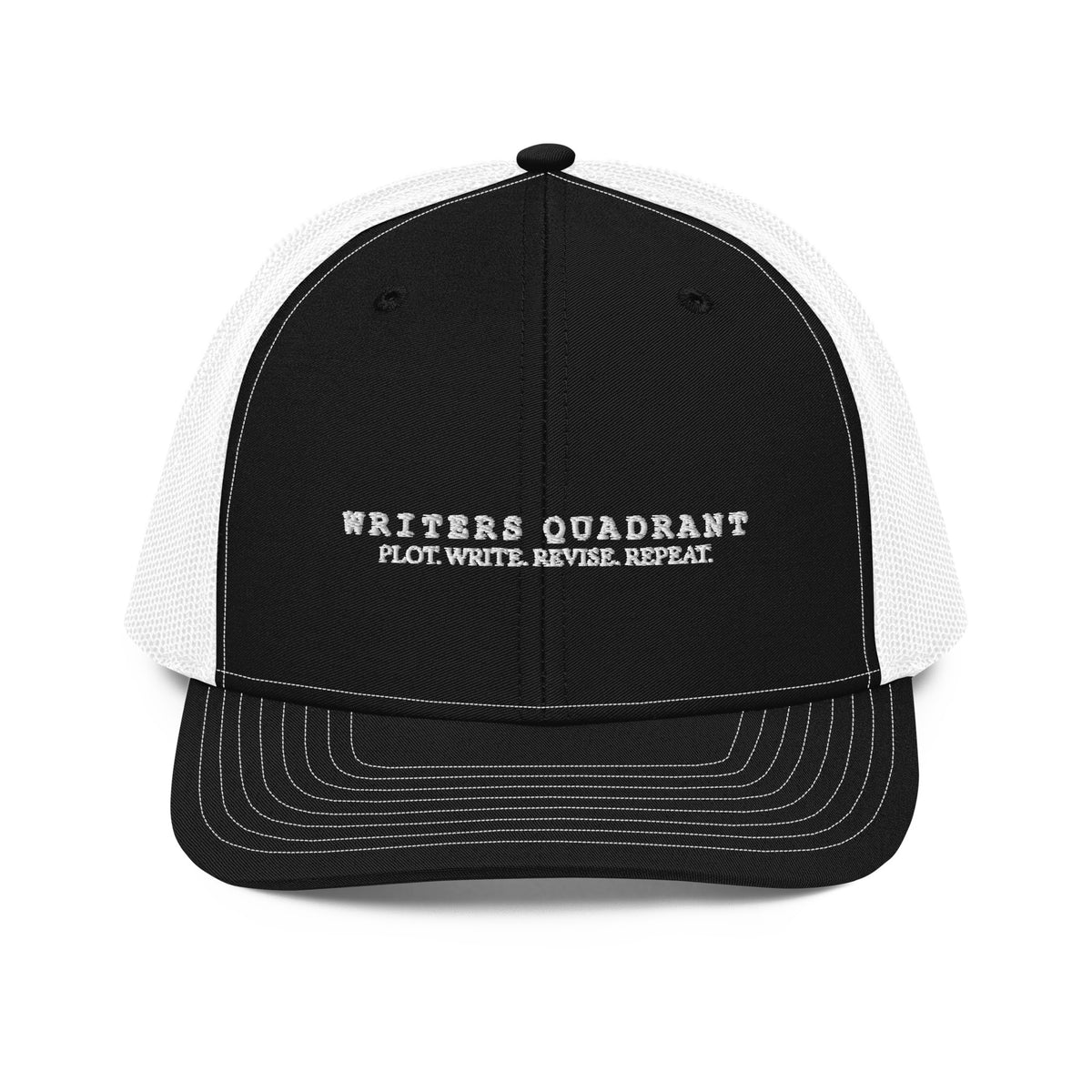 Writers Quadrant Embroidered Trucker Hat – Rebecca Yarros Shop