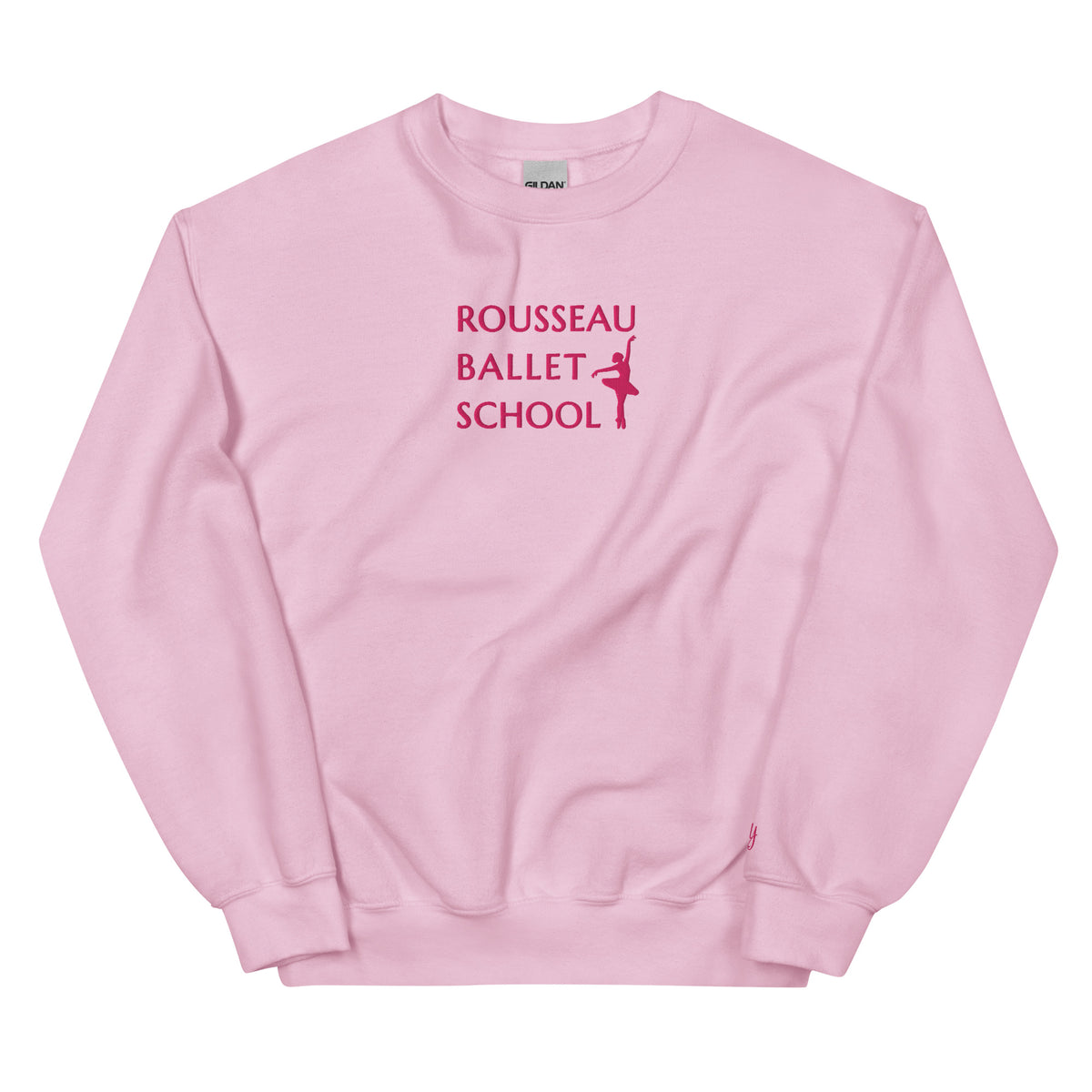 Variation RBS Embroidered Unisex Crewneck Sweatshirt (Hot Pink Monochr ...